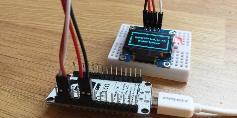 Using An I2c 128x64 Oled Display With Lua On A Nodemcu Robert Price